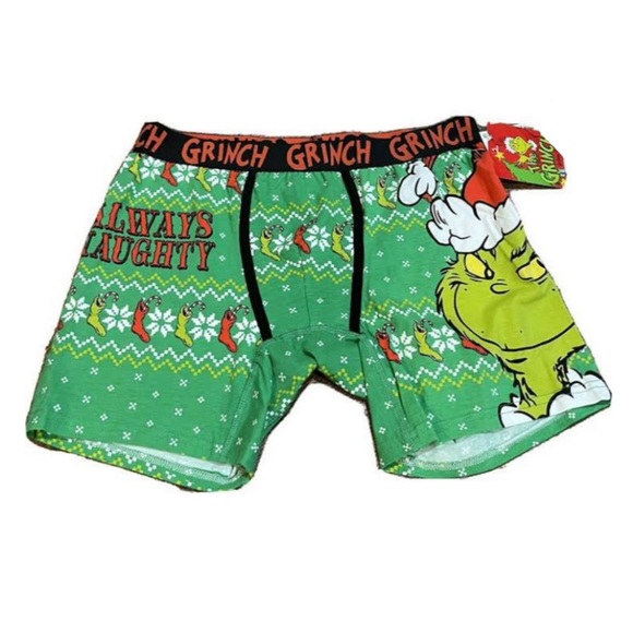Dr. Seuss | Underwear & Socks | Grinch Dr Seuss Always Naughty Boxer ...